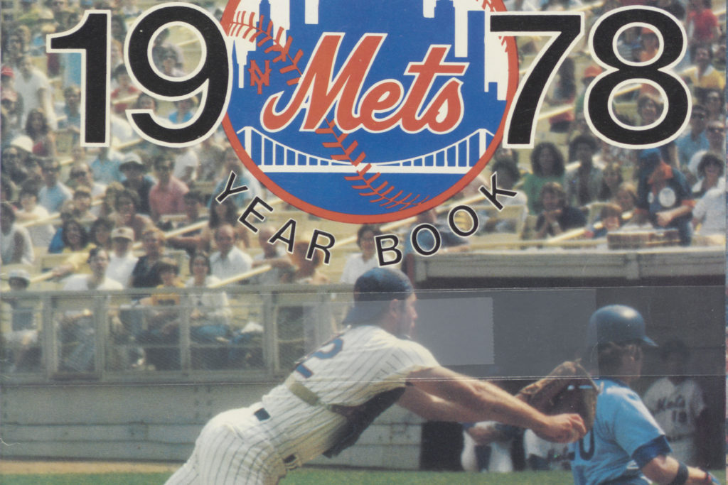 Mets 1978 Yearbook: John Stearns - Mets History