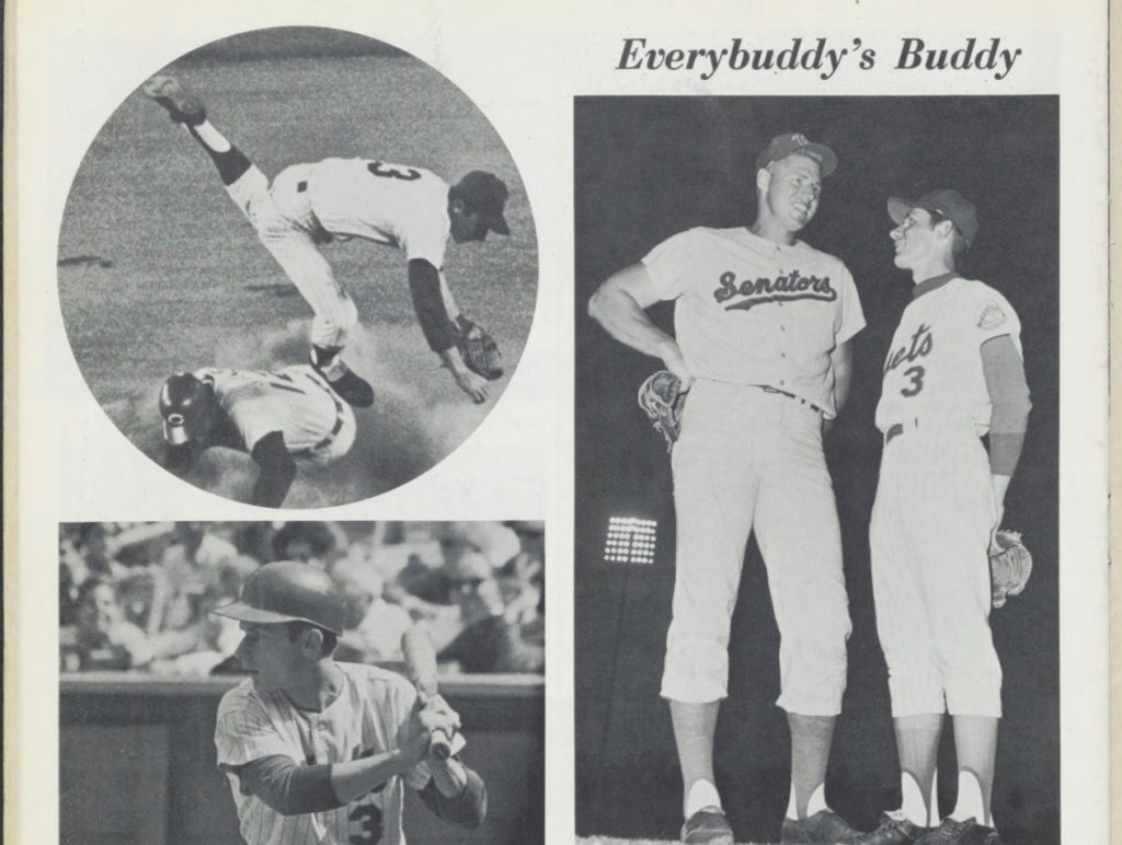Bud Harrelson's Page From 1969 Mets Yearbook - Mets History