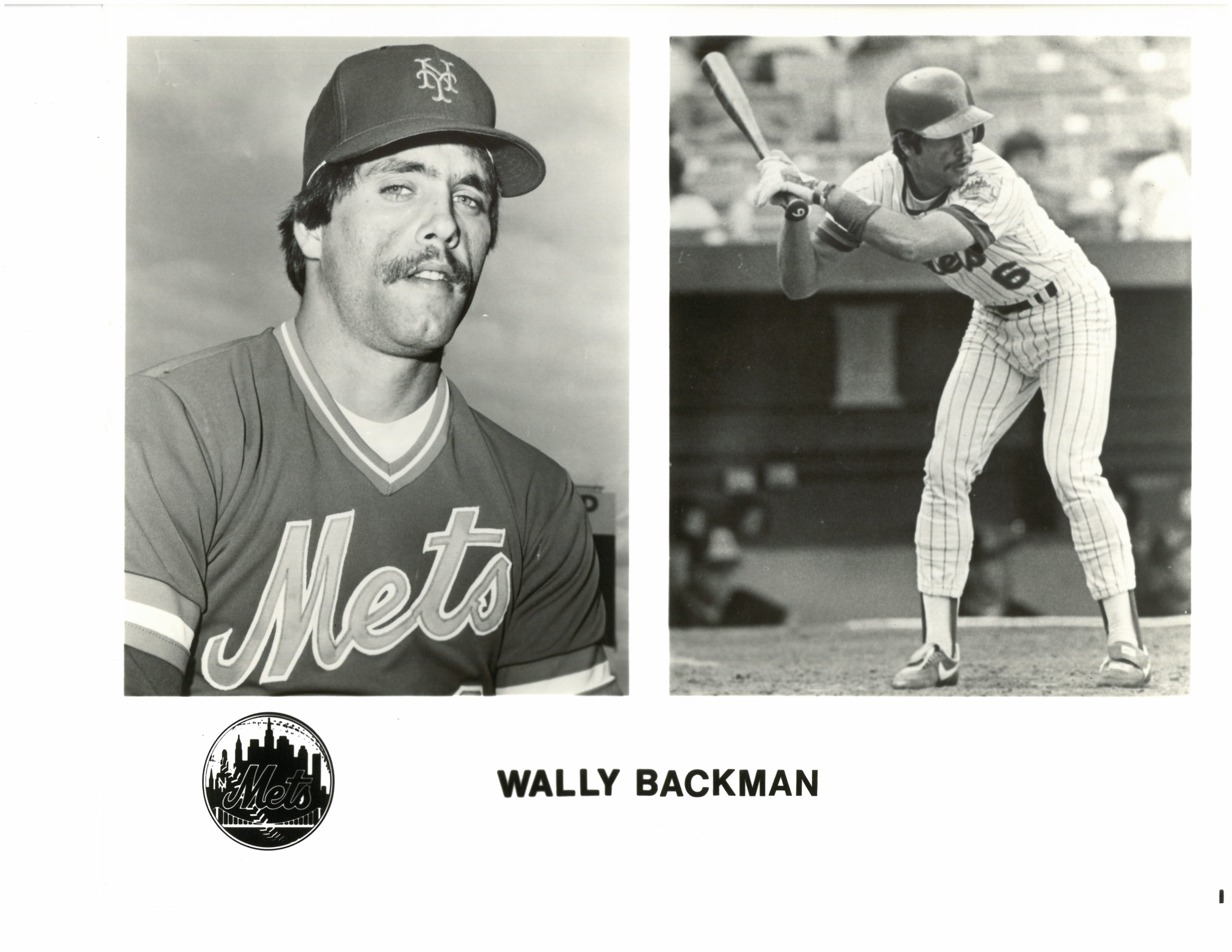 Wally Backman Headshot and Action Shot